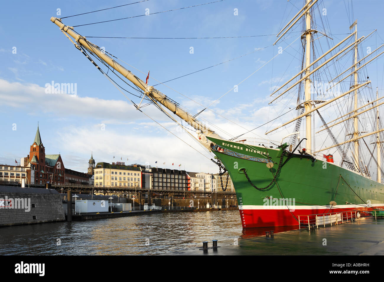 Masts of sailing ship rickmer rickmers hi-res stock photography and ...