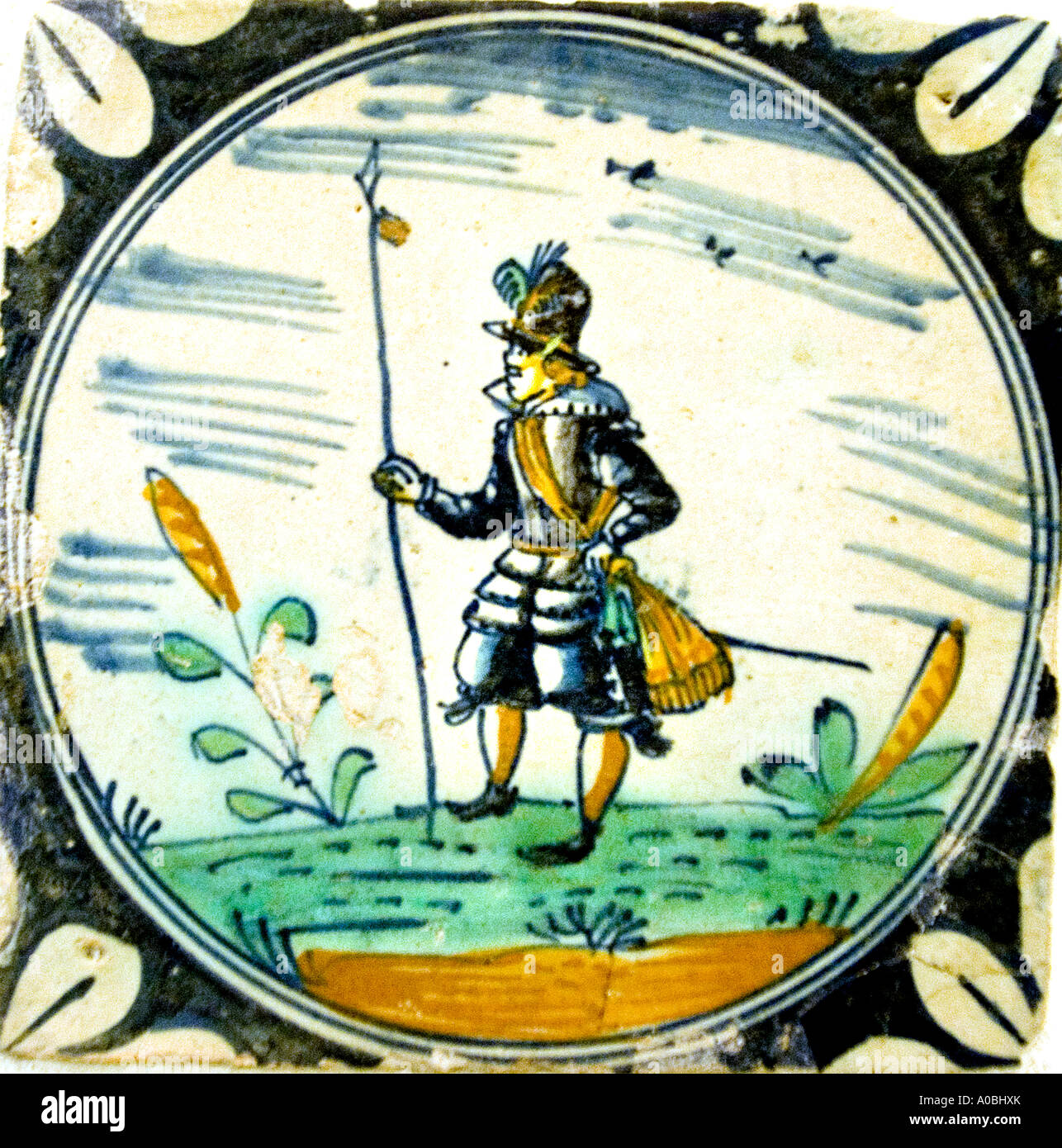 Blue delft tile soldier hi-res stock photography and images - Alamy