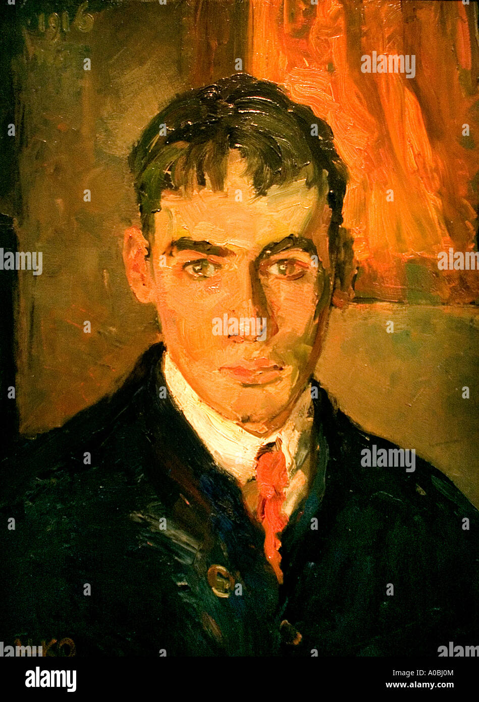 Self portrait of Harm Hendrick Kamerlingh Onnes 1926 Dutch Netherlands ...