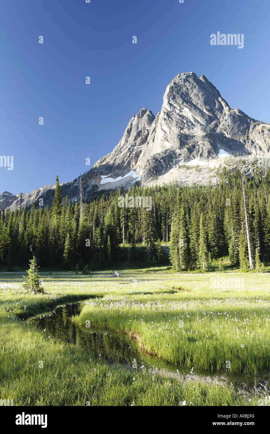Pond below Liberty Bell Mountain Washington Pass Hwy 20 Wenatchee ...