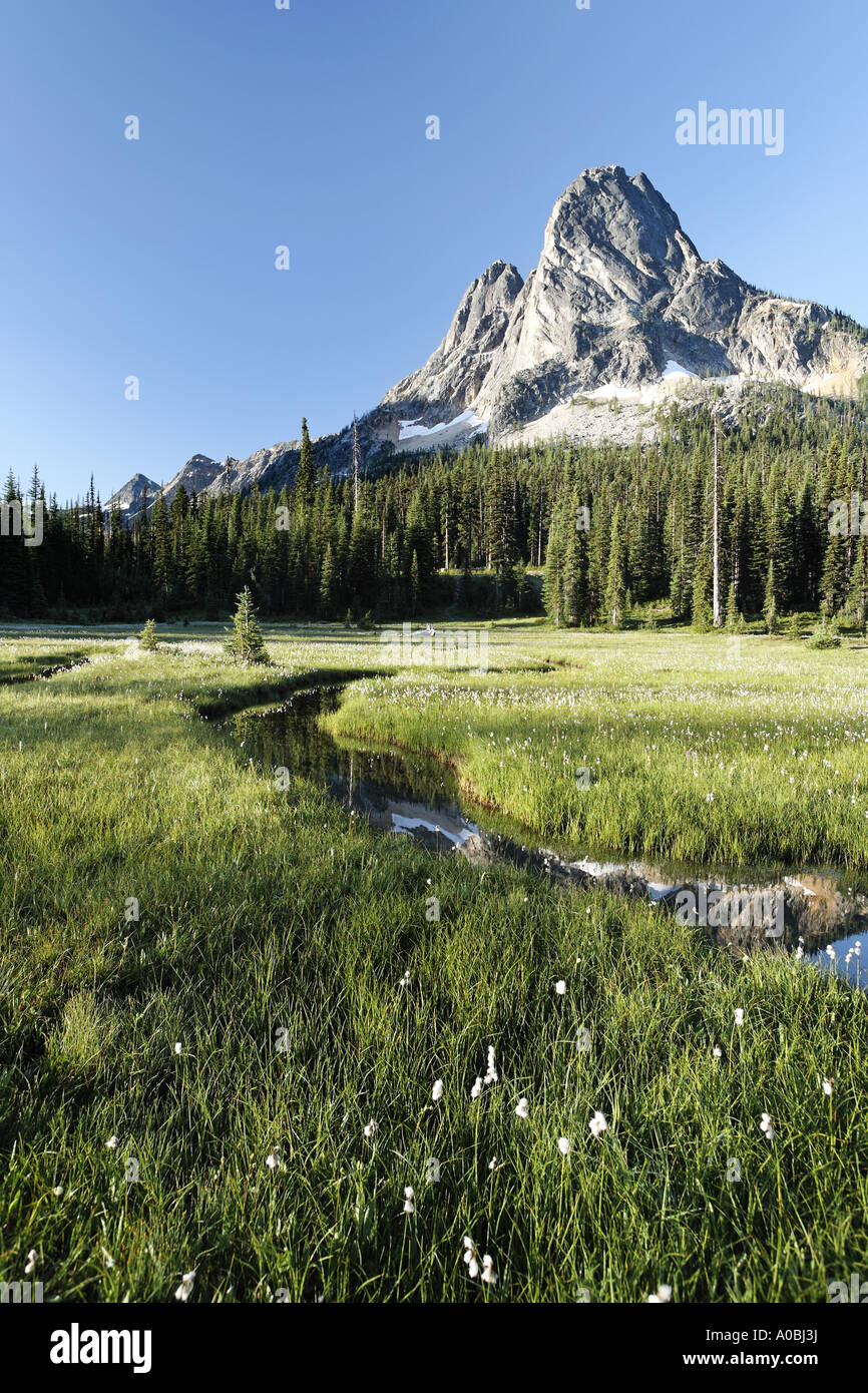 Pond below Liberty Bell Mountain Washington Pass Hwy 20 Wenatchee ...