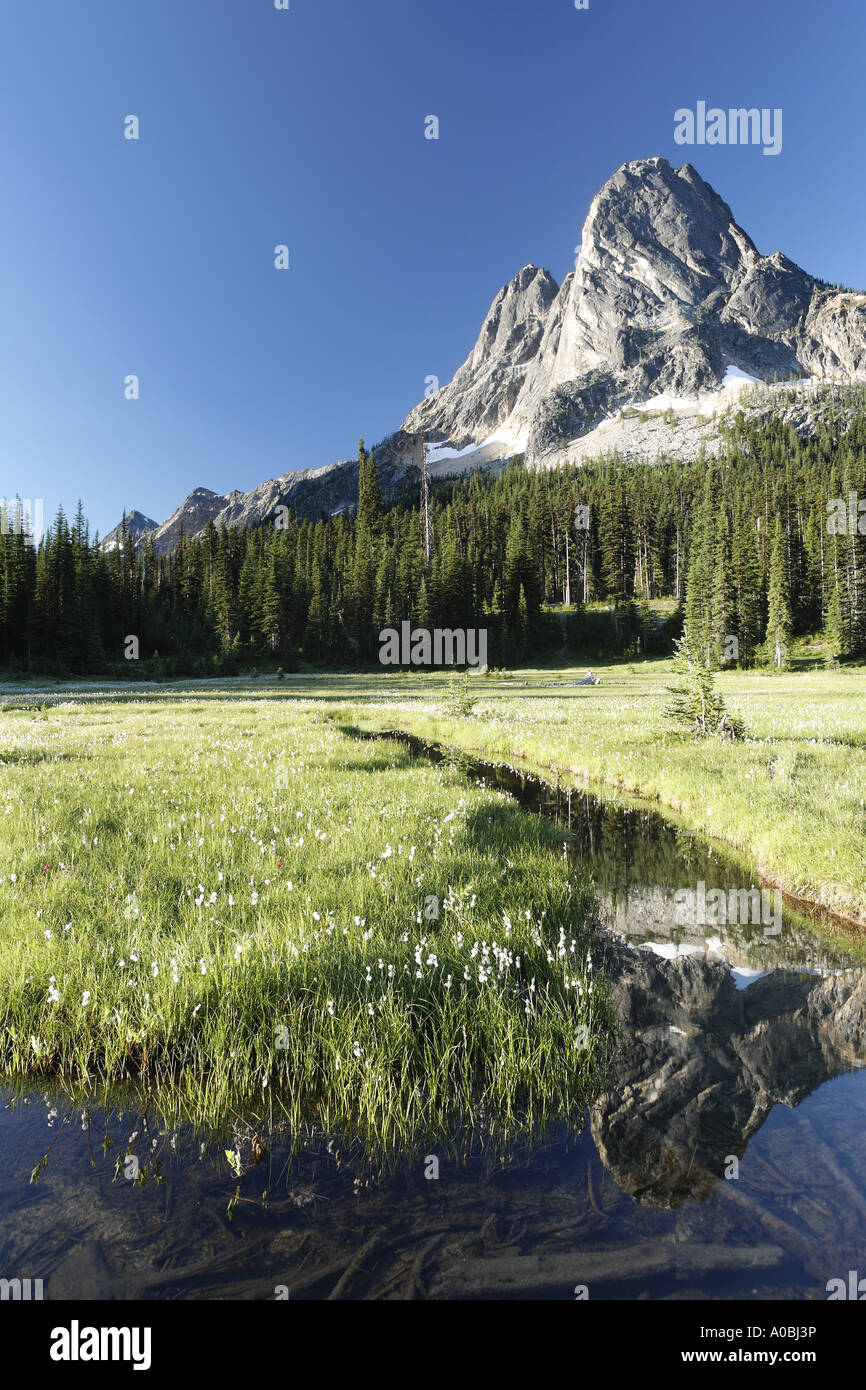 Pond below Liberty Bell Mountain Washington Pass Hwy 20 Wenatchee ...