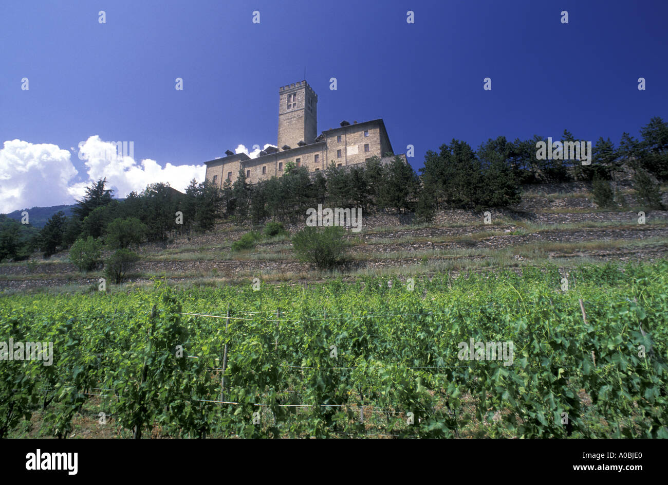 Castle Sarre Valle d Aosta Italy Stock Photo - Alamy