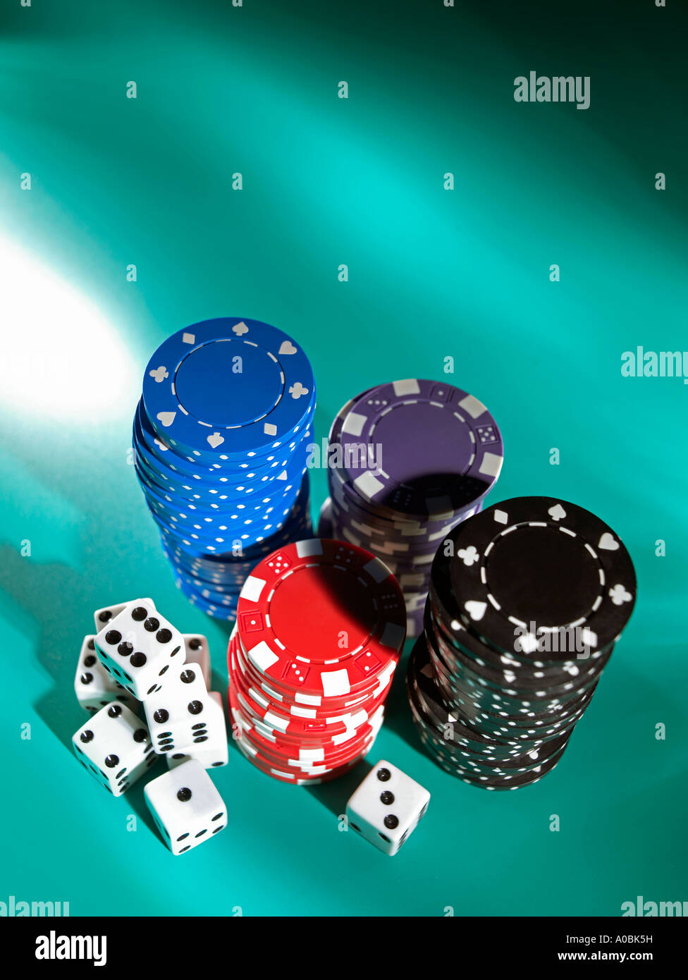 Dice elevated view hi-res stock photography and images - Alamy