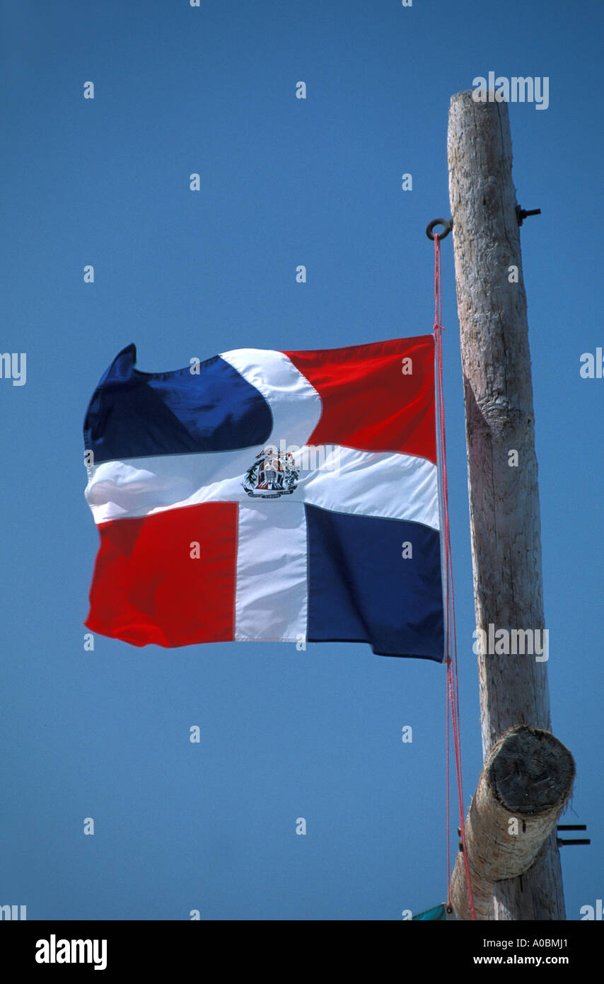 Dominican republic flag hi-res stock photography and images - Alamy