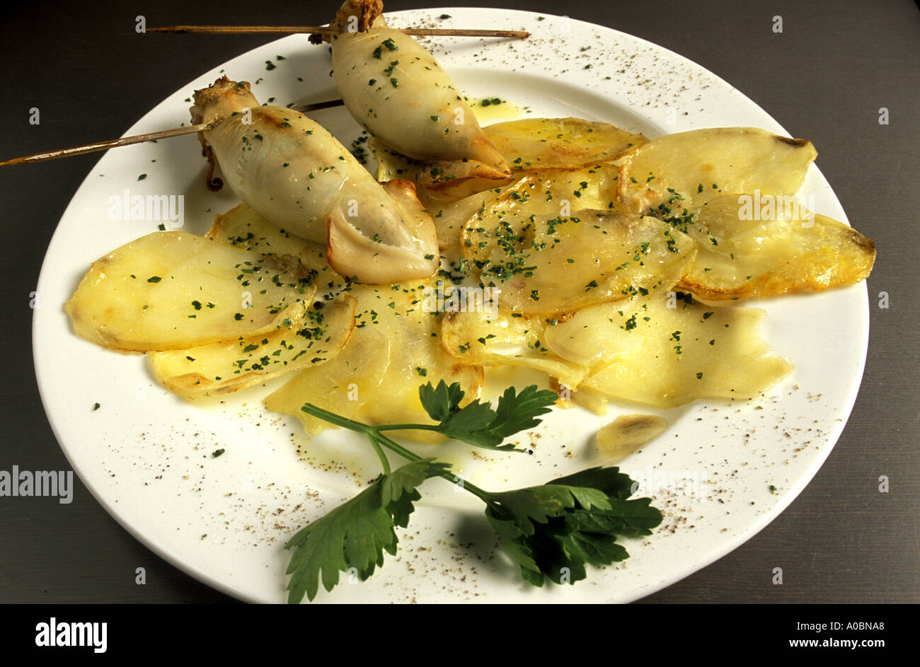 Stuffed crayfish Avogaria design restaurant Venice Veneto Italy Stock ...
