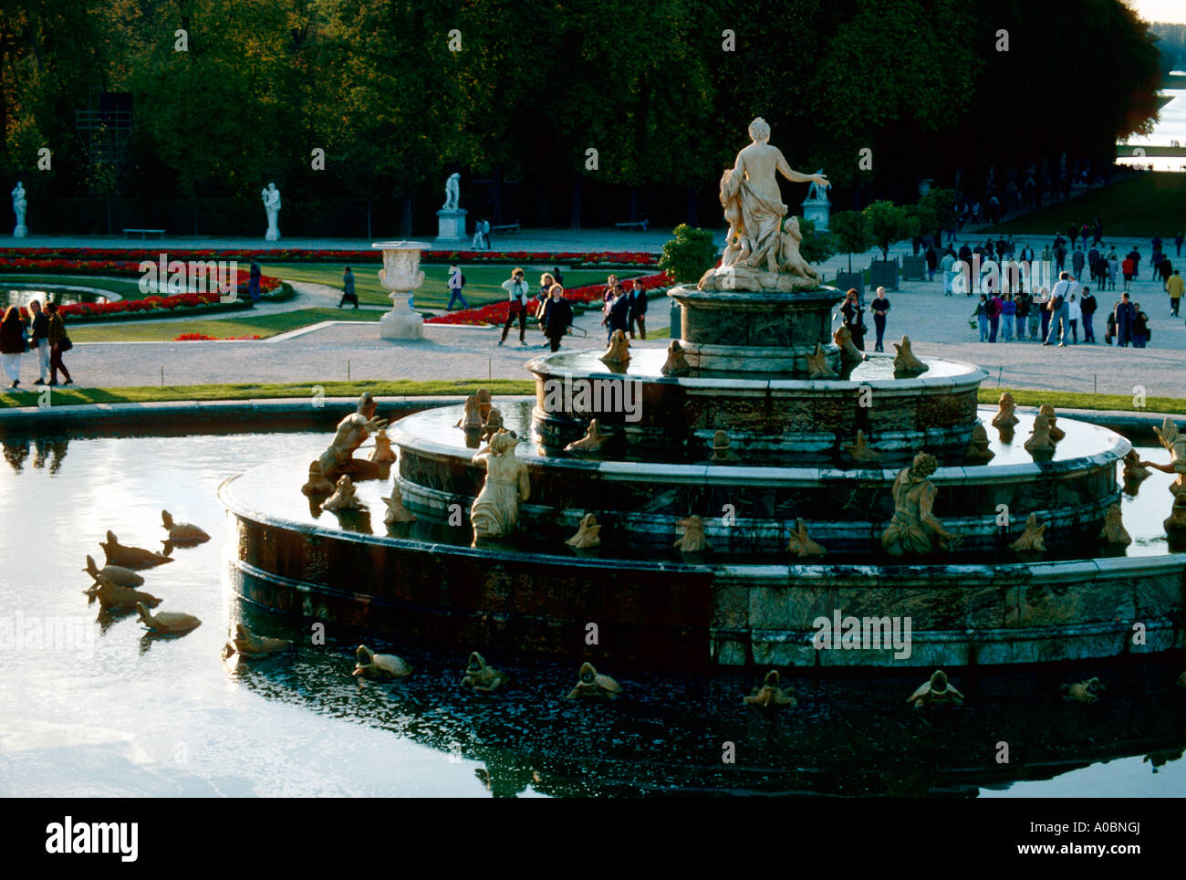 Schloss Versailles Park Brunnen Frankreich Stock Photo - Alamy