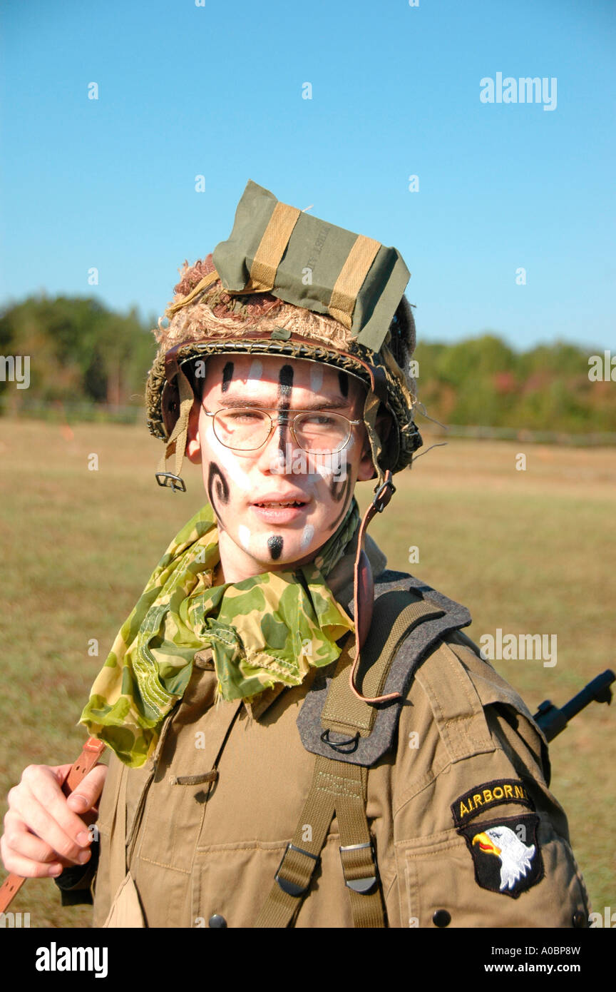 Actors during ww2 demonstration of world war 2 II military uniforms ...