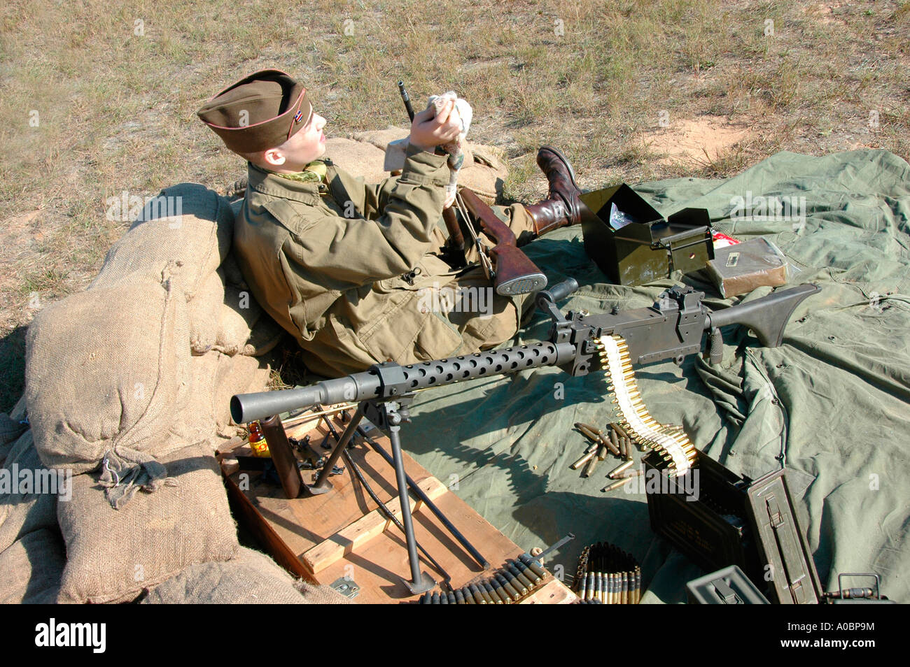 30 caliber machine gun hi-res stock photography and images - Alamy