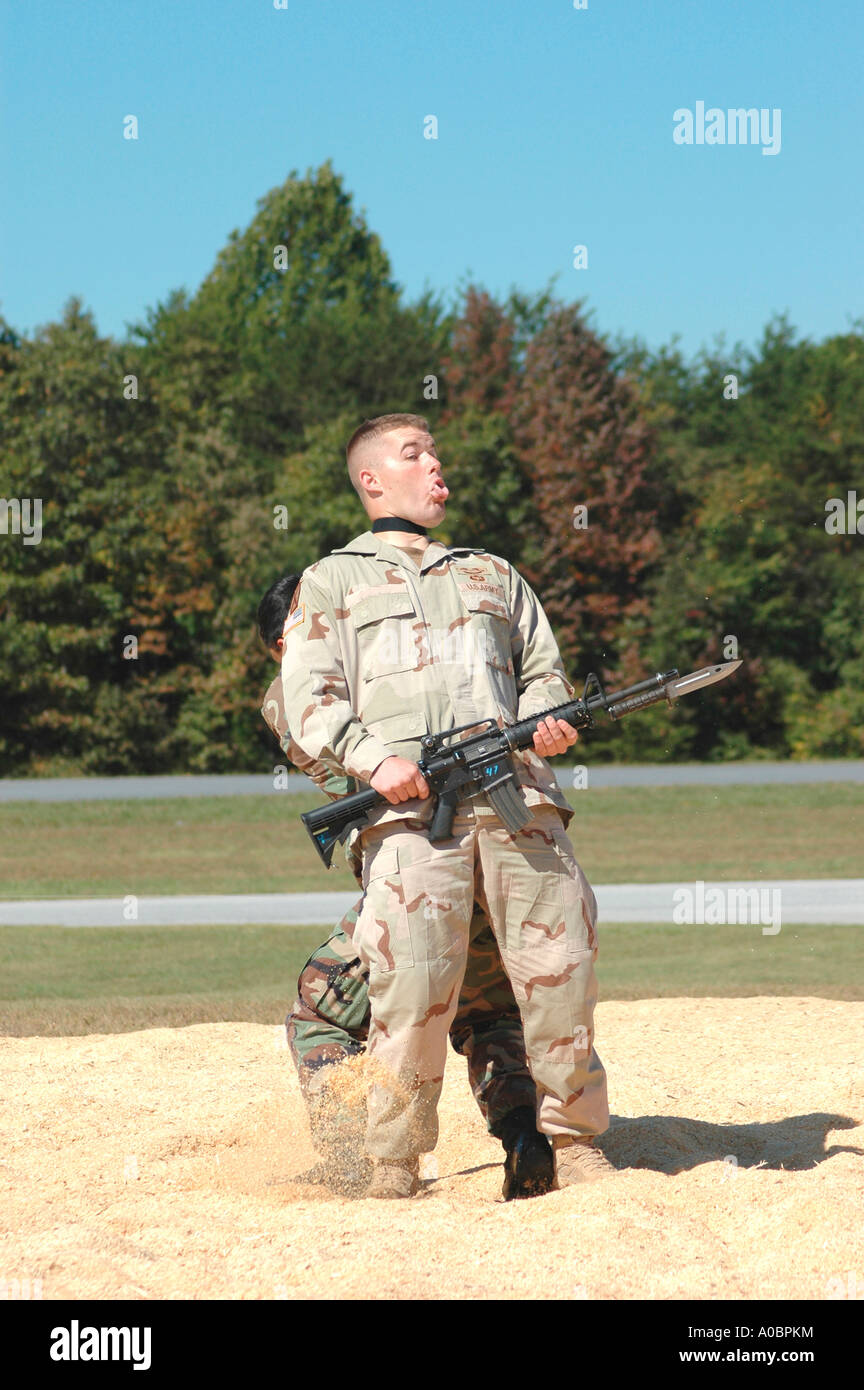 Army Rangers practice airborne assault and battle killing by hand for ...