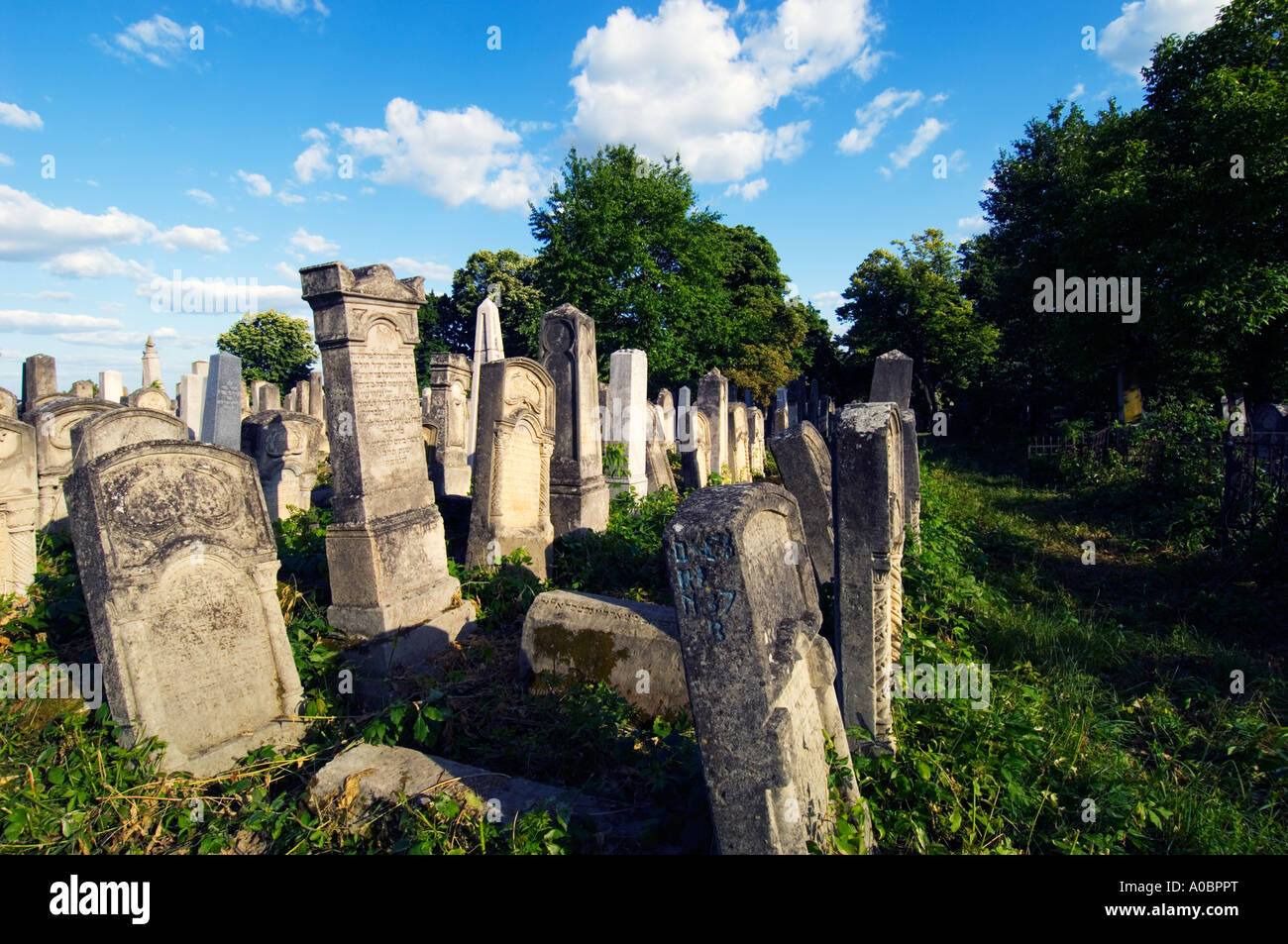 Europe Romania Moldavia Iasi Jewish Cemetery Stock Photo - Alamy
