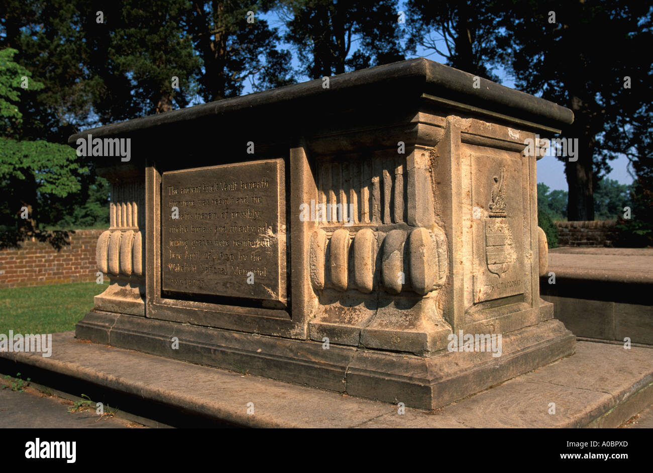 George Washington Birthplace National Monument family cemetery Stock ...