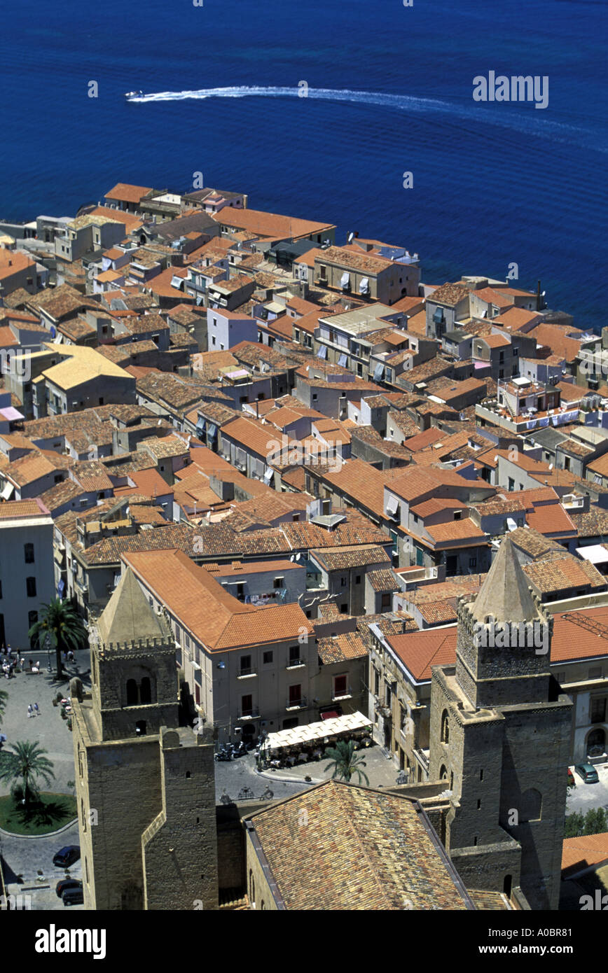 Cityscape Cefalï¿½ Sicily Italy Stock Photo - Alamy