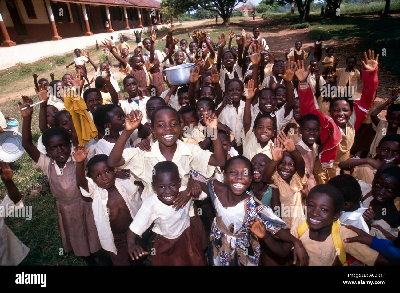 school children, Ghana, West Africa Stock Photo - Alamy