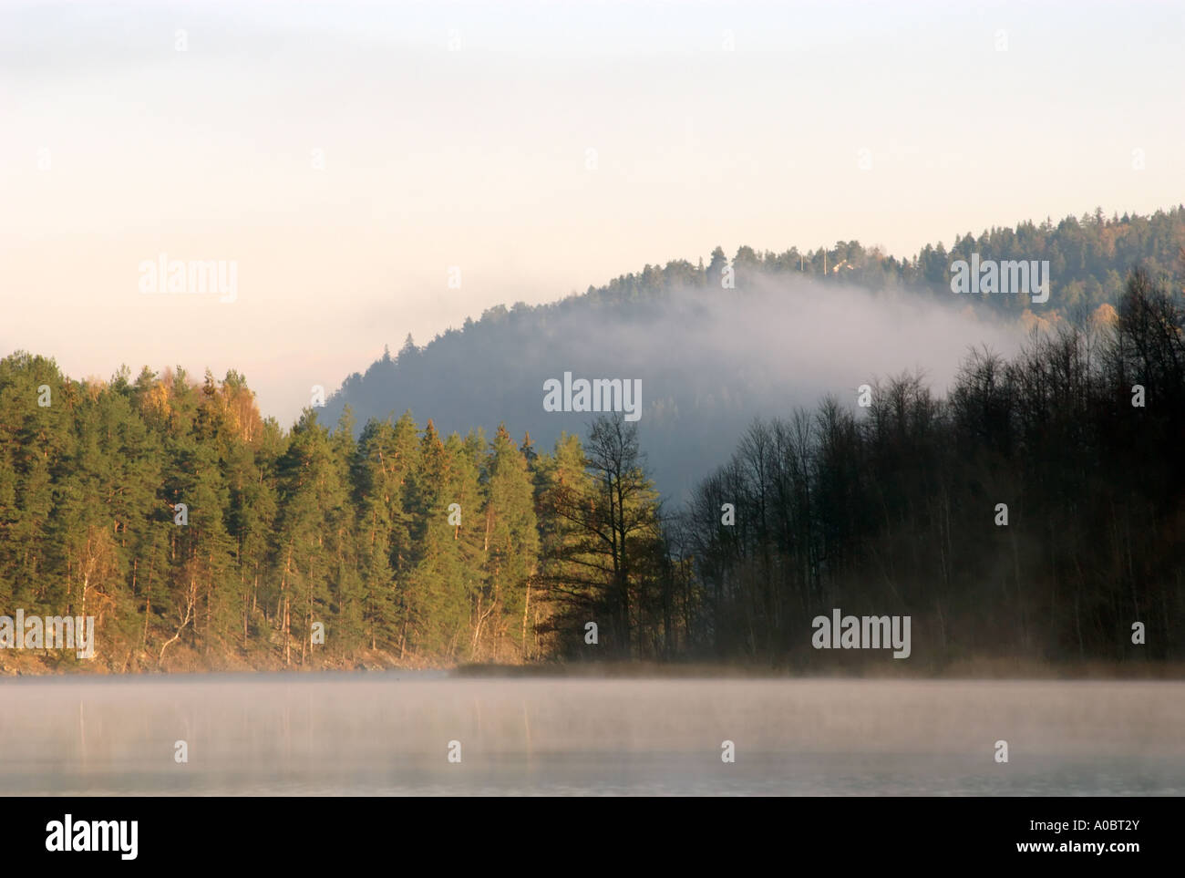 A relative small lake not far from Langhus Norway where a big part of ...