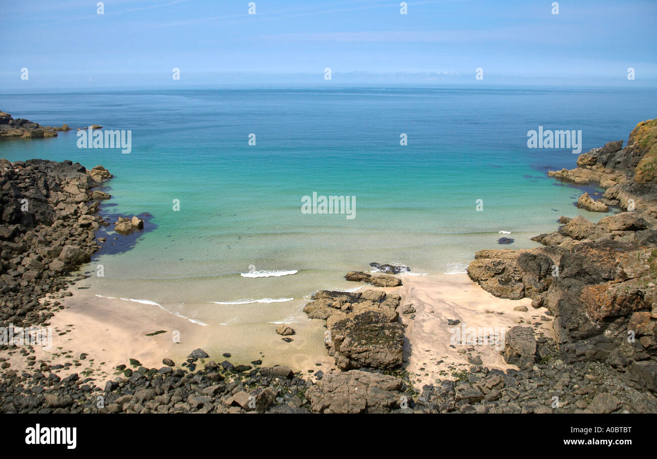 Cove Penwith Cornwall Beach Summer High Resolution Stock Photography ...