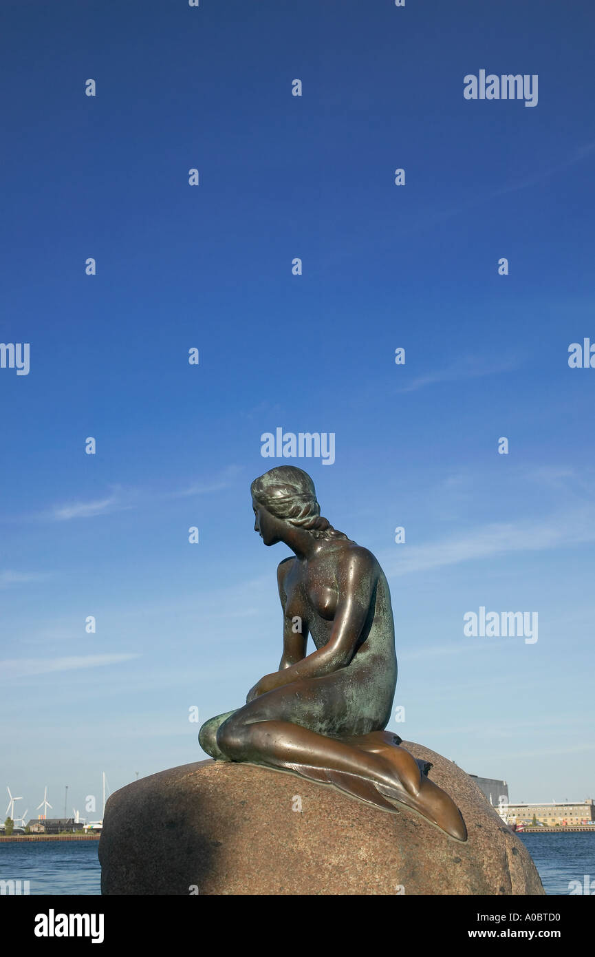 The little Mermaid, bronze statue by Edvard Eriksen 1913, Copenhagen ...