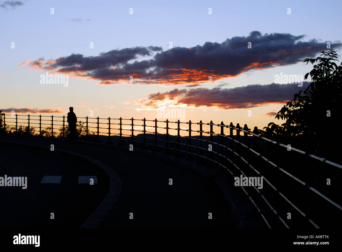 Man watching over fence hi-res stock photography and images - Alamy