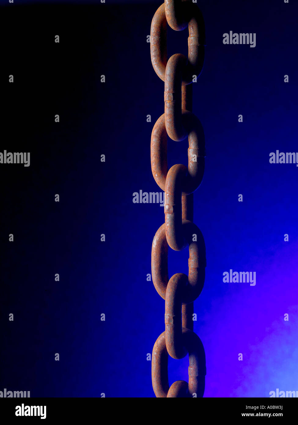 Chain Link Detail Still Life In Studio Stock Photo - Alamy