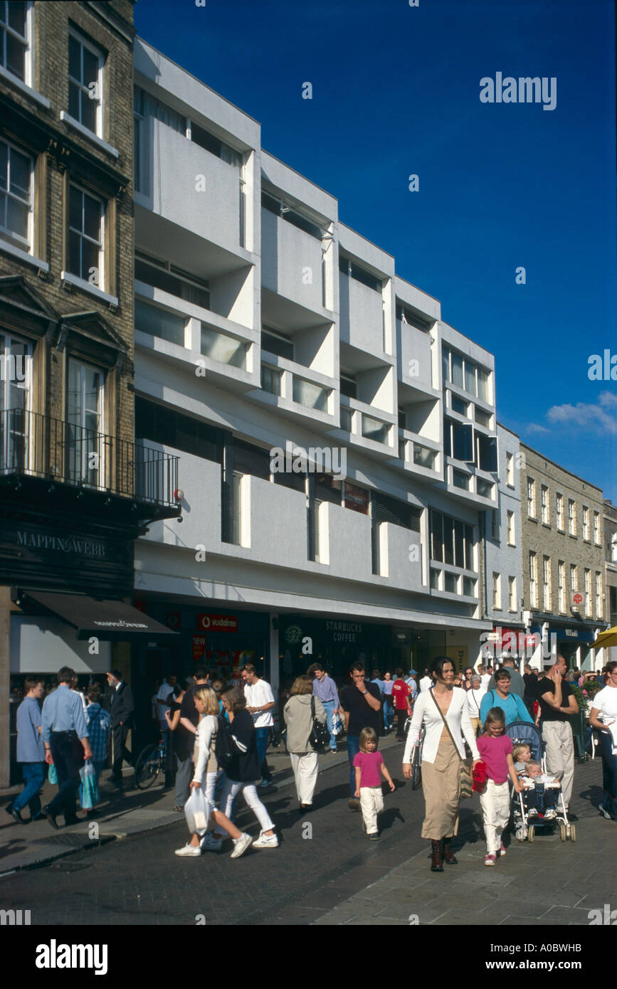 Cambridge city centre shops Stock Photo - Alamy