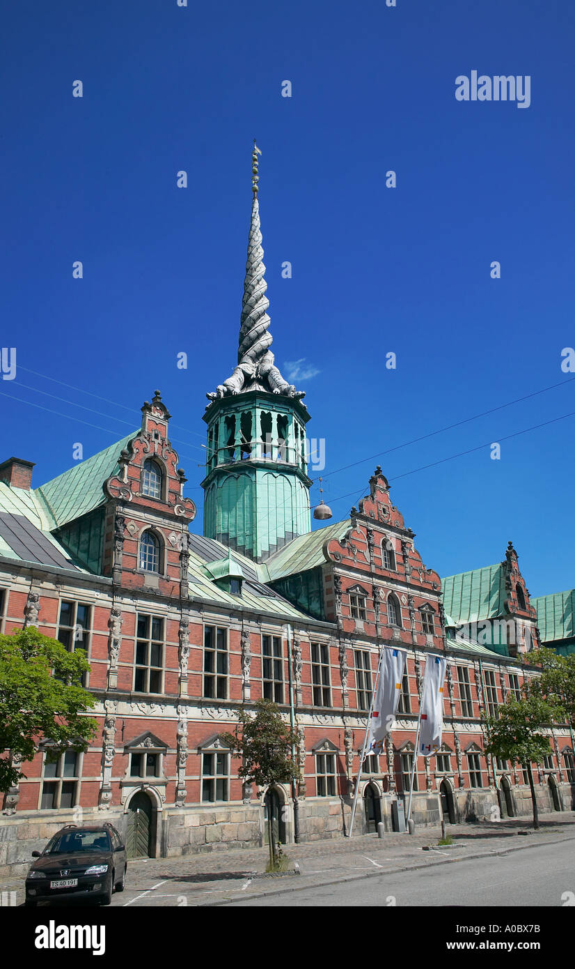 "Børsen" former stock exchange 17th century, Copenhagen, Denmark Stock ...