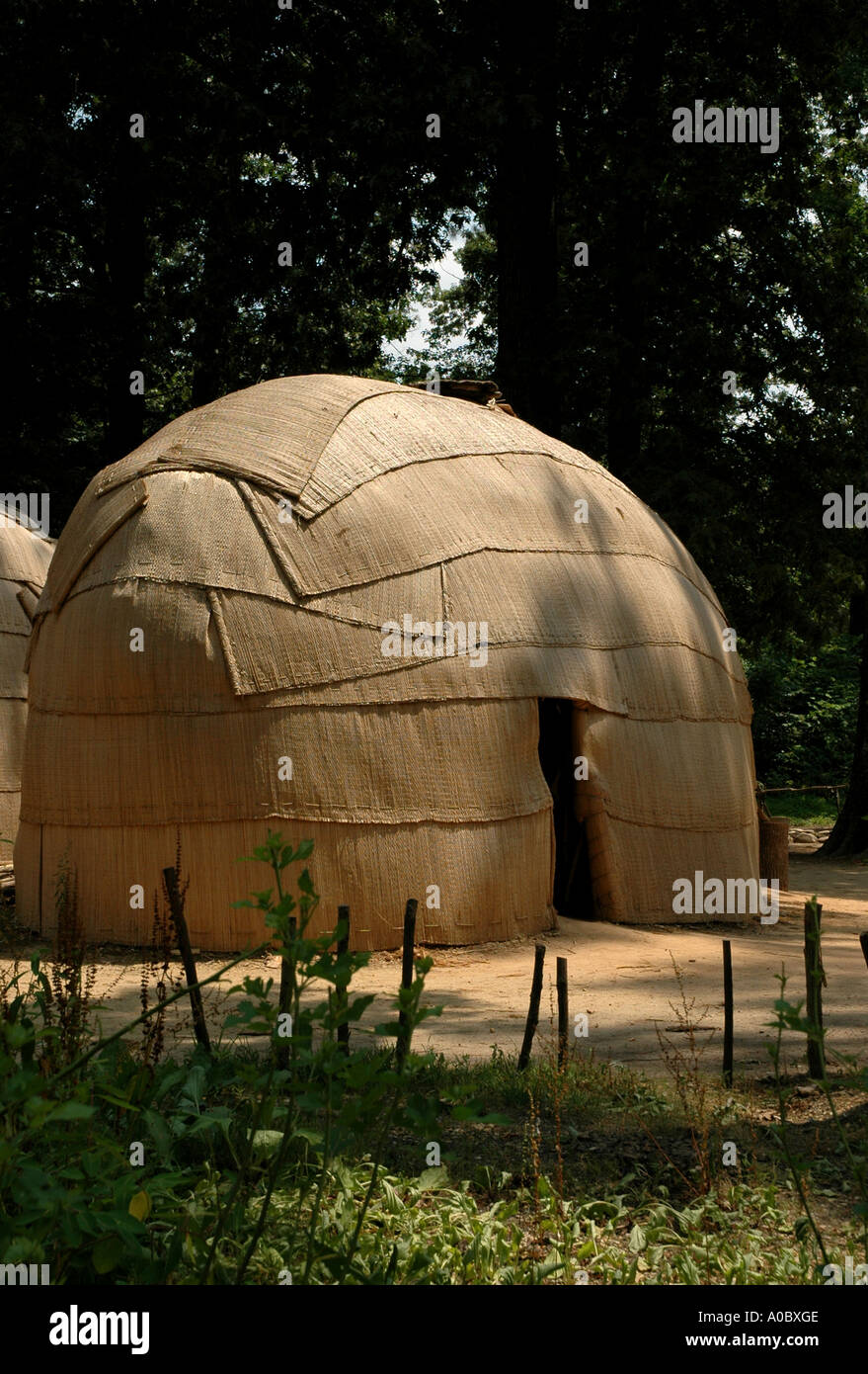 Jamestown Settlement Liviing History Museum Stock Photo - Alamy