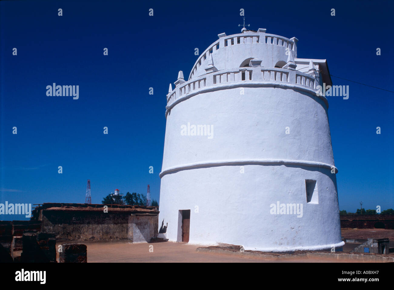 fort aguada lighthouse, Goa, India Stock Photo - Alamy