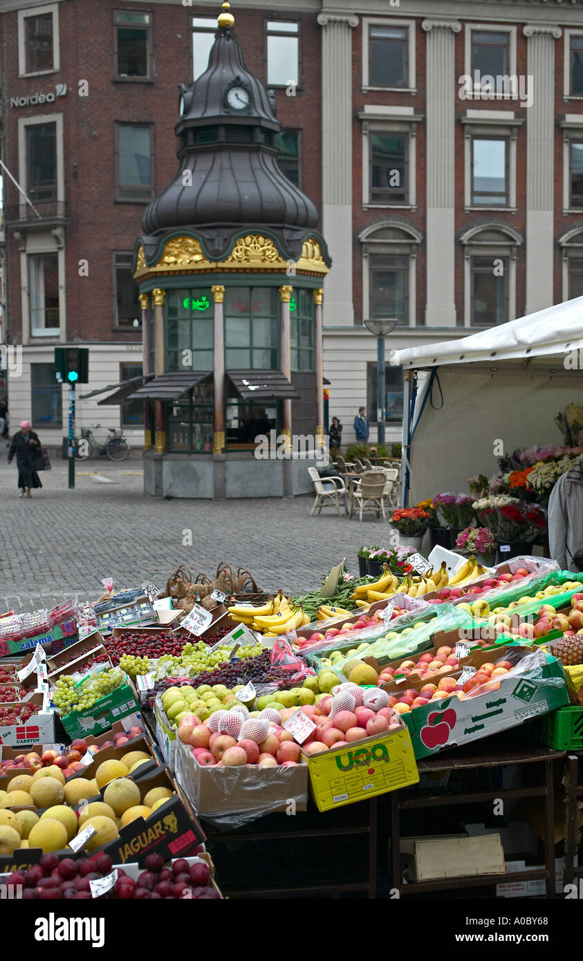 Copenhagen fruit merchant stall hi-res stock photography and images - Alamy