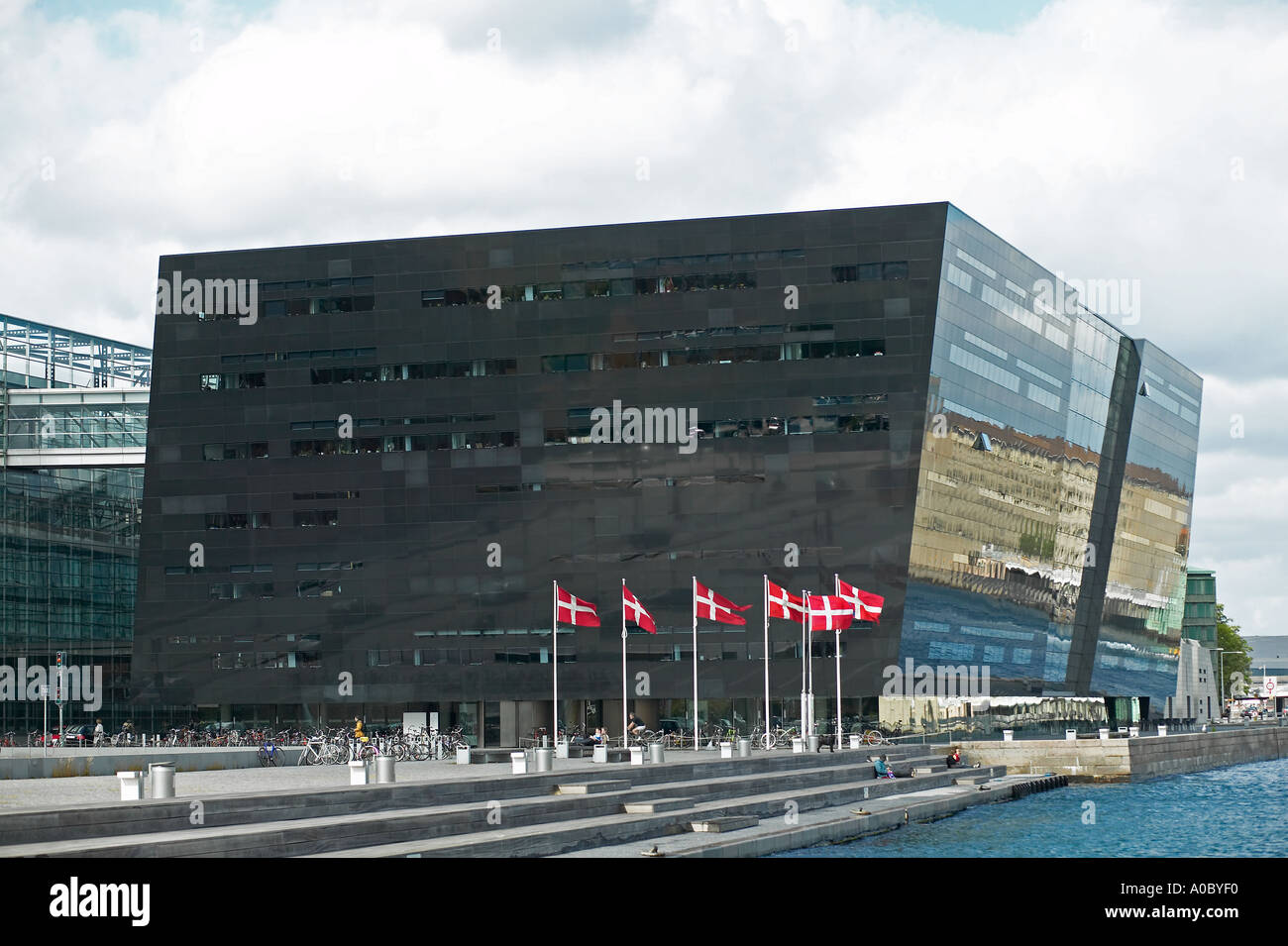 "Black Diamond" Royal Library extension building, Copenhagen, Denmark ...