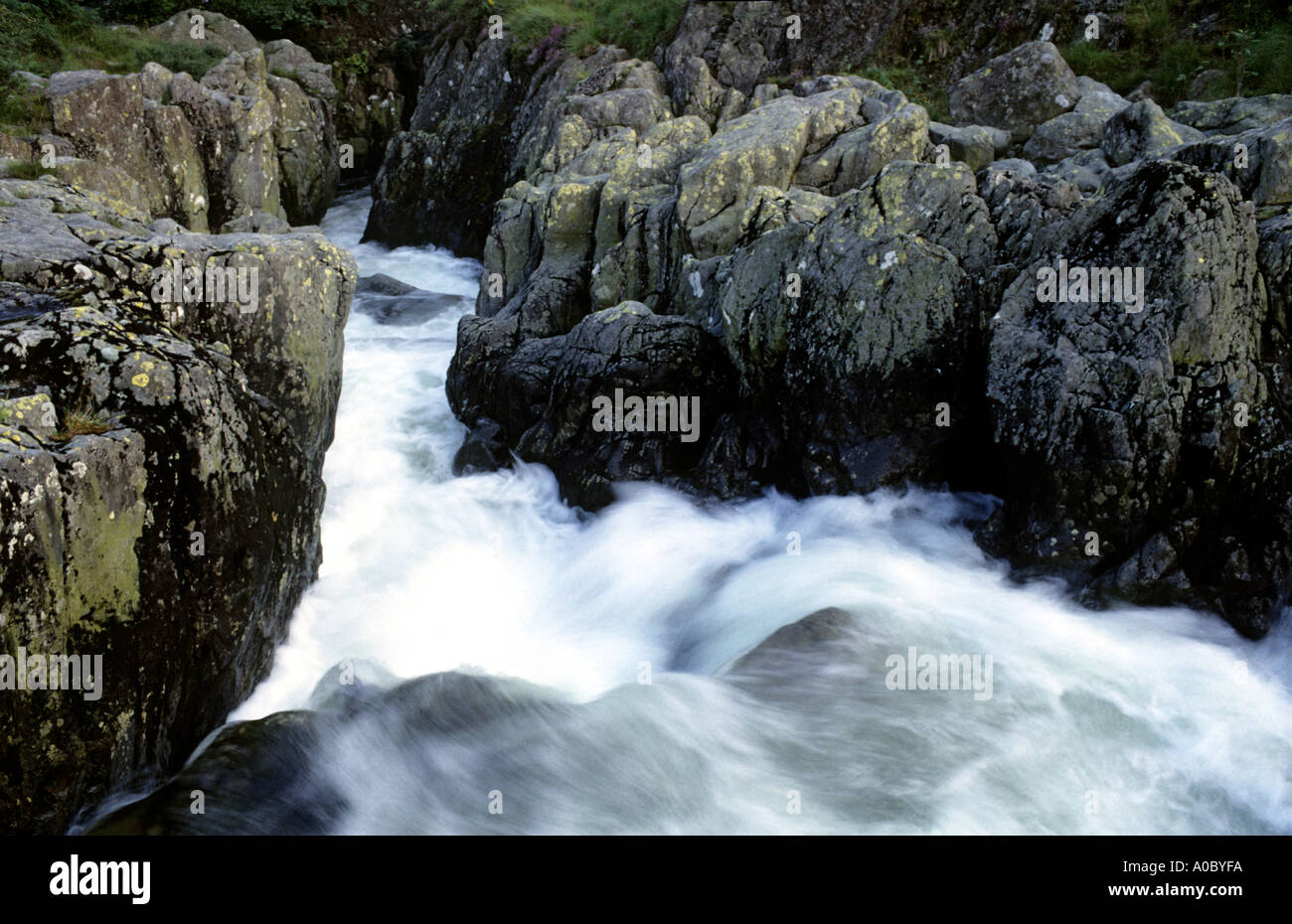 Froth Pot near Birks Bridge in Duddon Valley Lake District Stock Photo ...