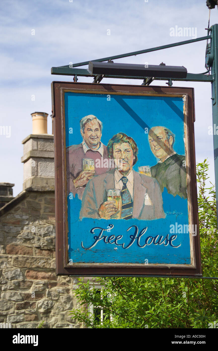 Painted pub sign Winster Village "Peak District" National Park ...