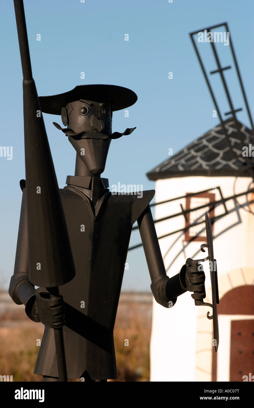 Don Quijote-Statue in La Mancha El Toboso Castile La Mancha Spain ...