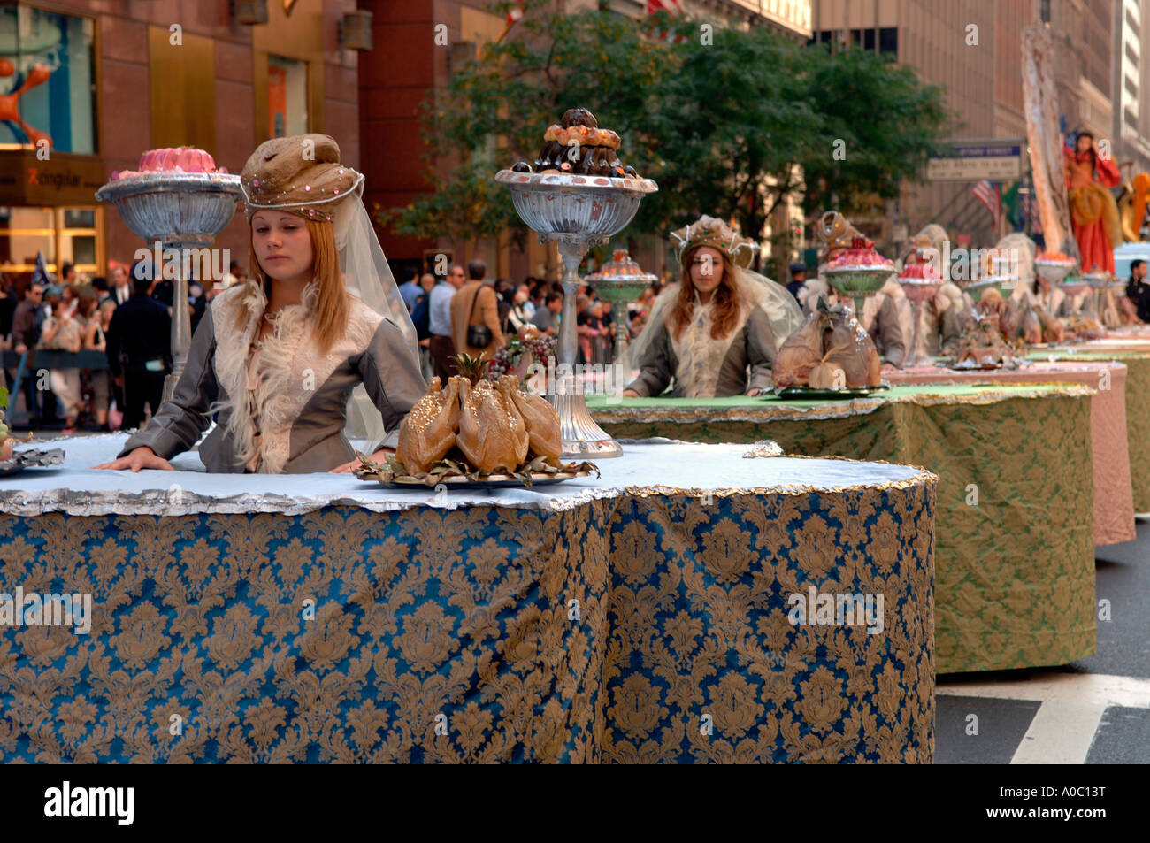 Performers appear in elaborate opera themed costumes in the NYC ...