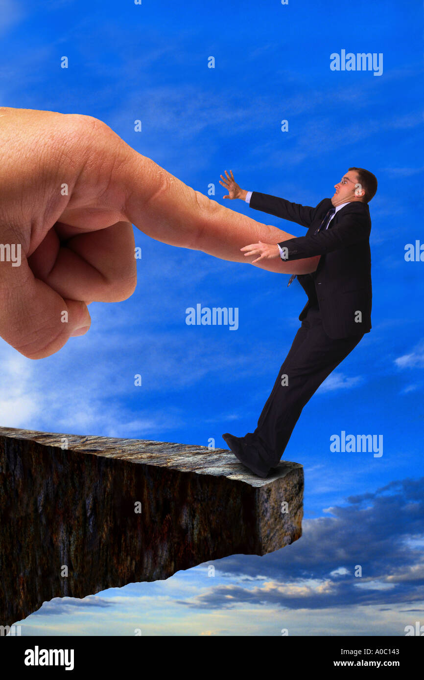 Pushed Off Cliff High Resolution Stock Photography and Images - Alamy