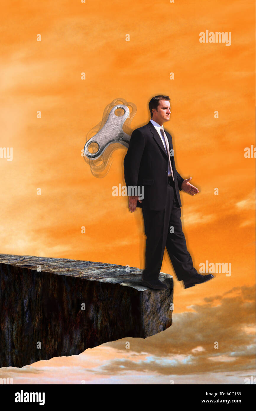 Falling off cliff concept hi-res stock photography and images - Alamy