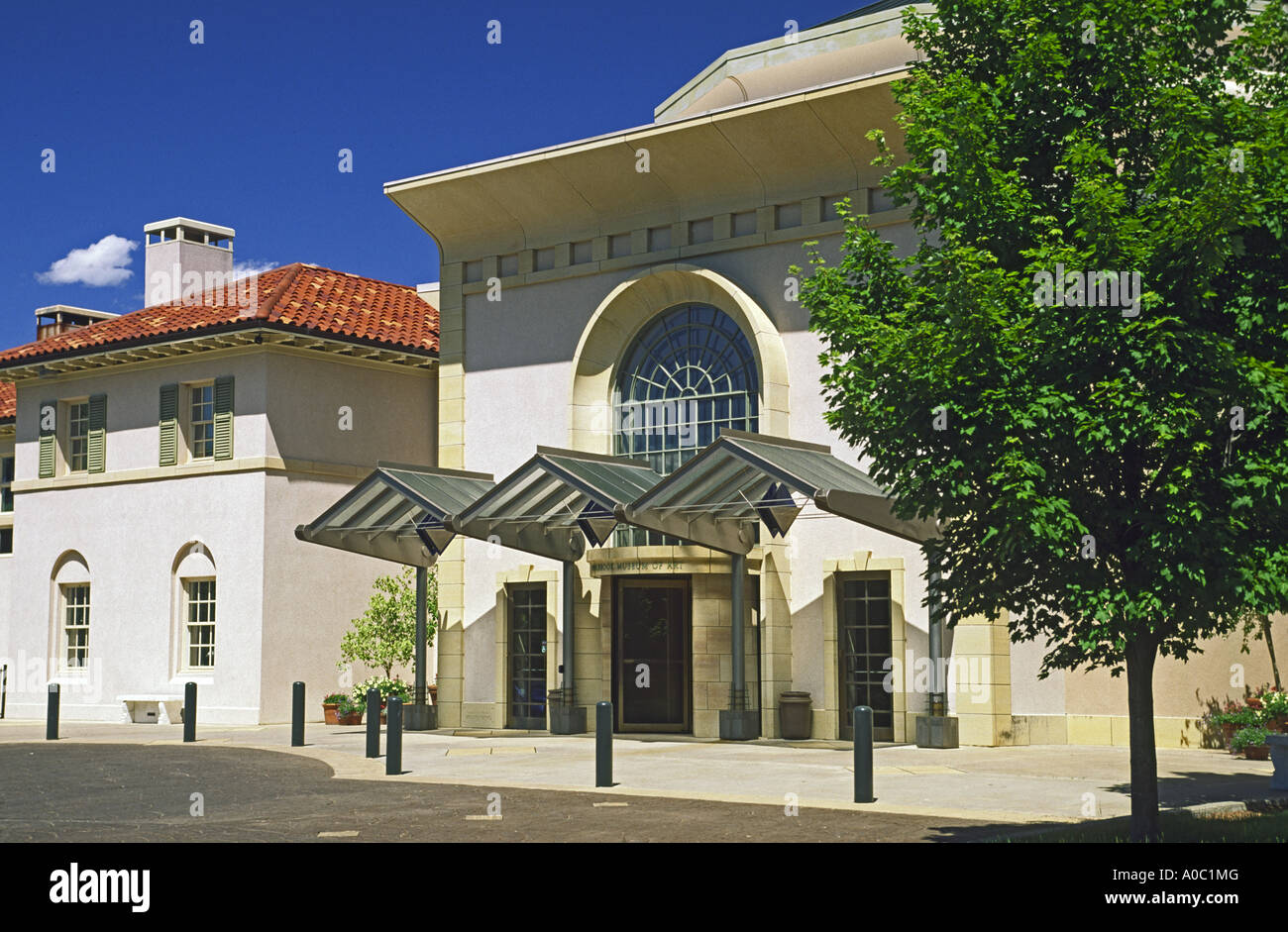 Philbrook Museum of Art, entrance, Tulsa, Oklahoma, USA Stock Photo - Alamy