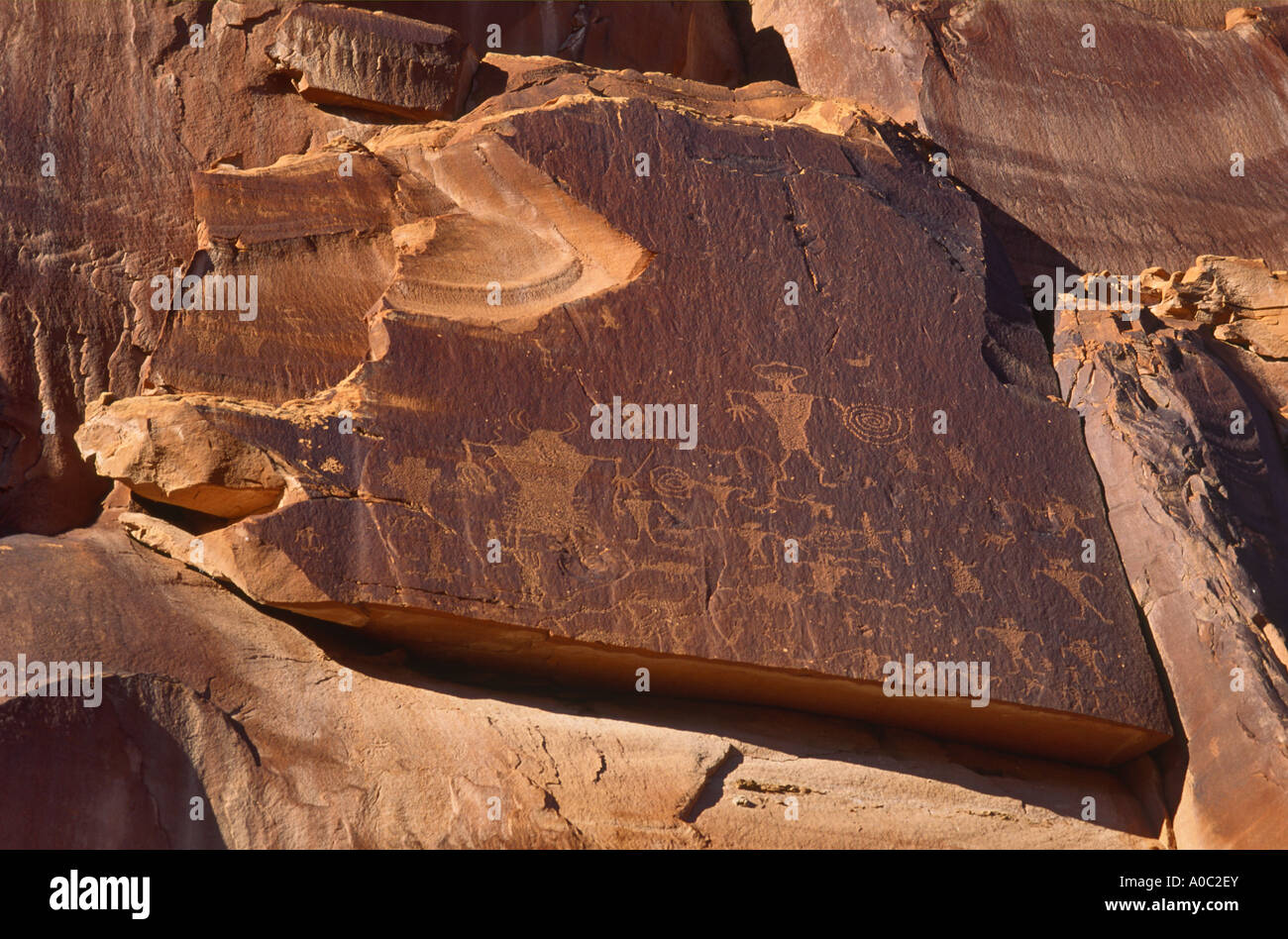 Indian petroglyphs near moab utah hi-res stock photography and images ...