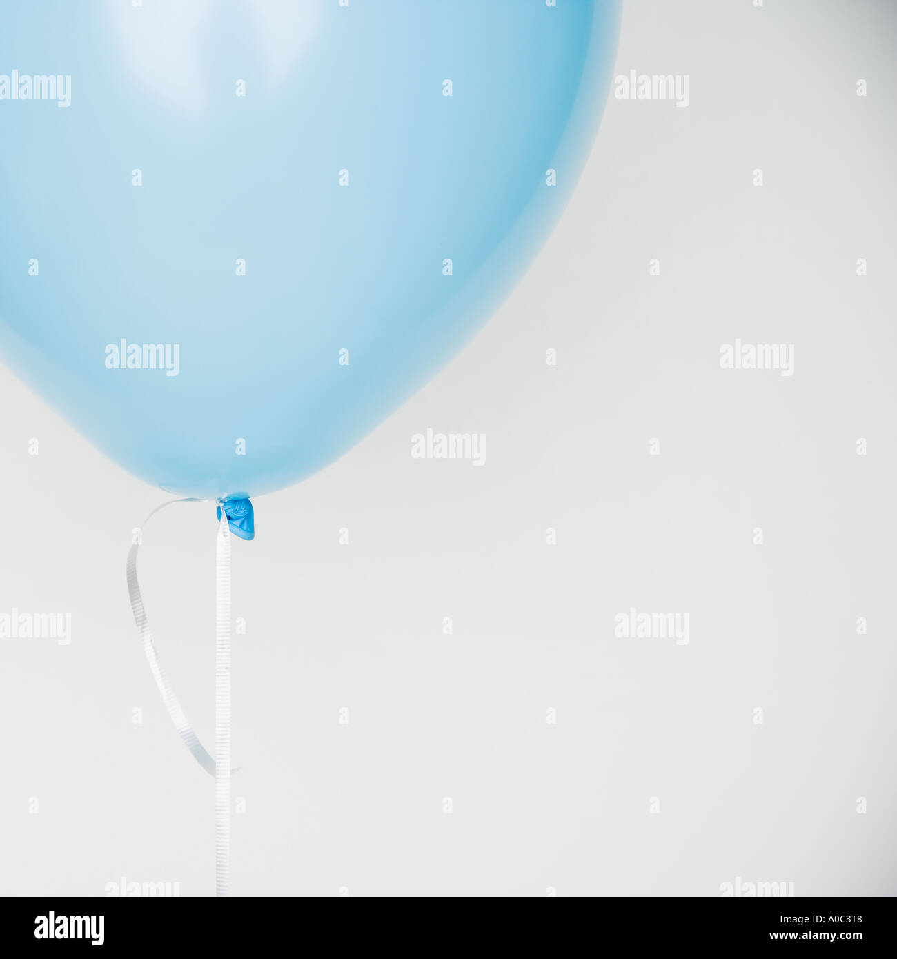 Still life of a blue balloon Stock Photo - Alamy