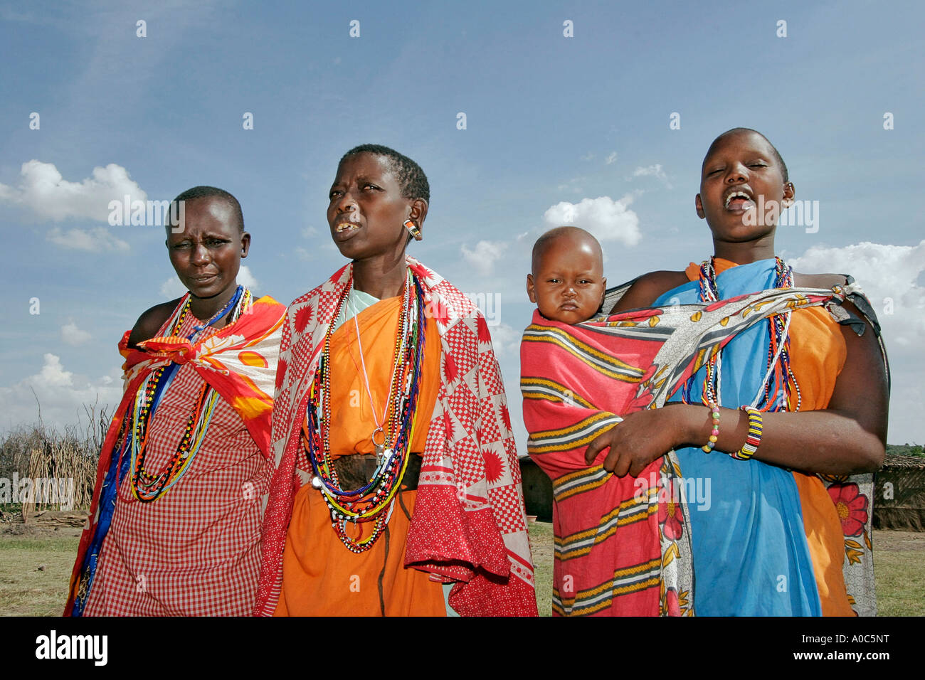 Maasai greeting hi-res stock photography and images - Alamy