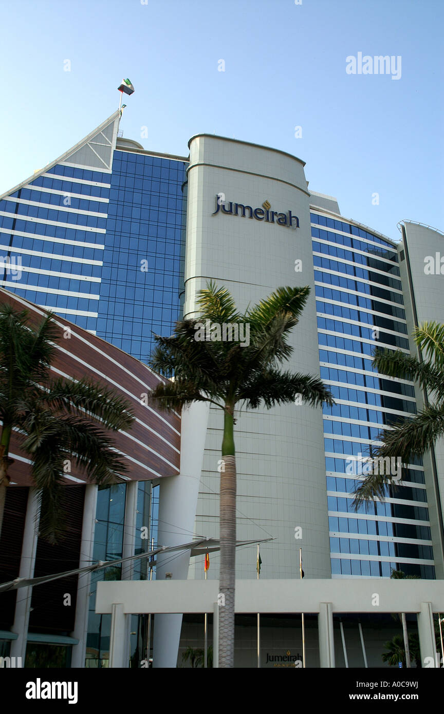 Jumeirah beach hotel Dubai UAE United Arab Emirates Stock Photo - Alamy