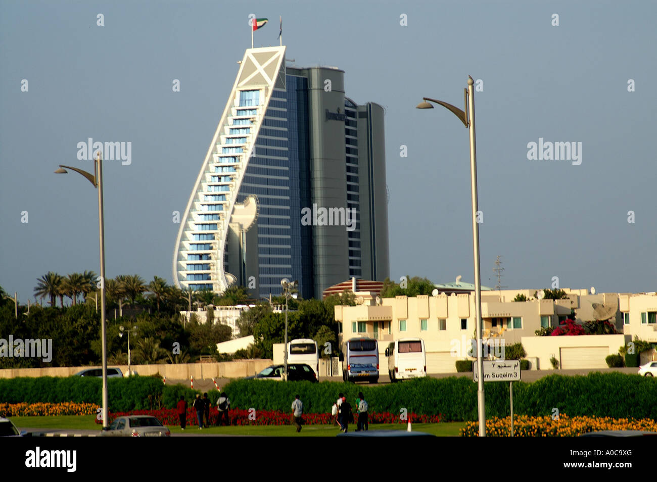 Jumeirah beach hotel Dubai UAE United Arab Emirates Stock Photo - Alamy