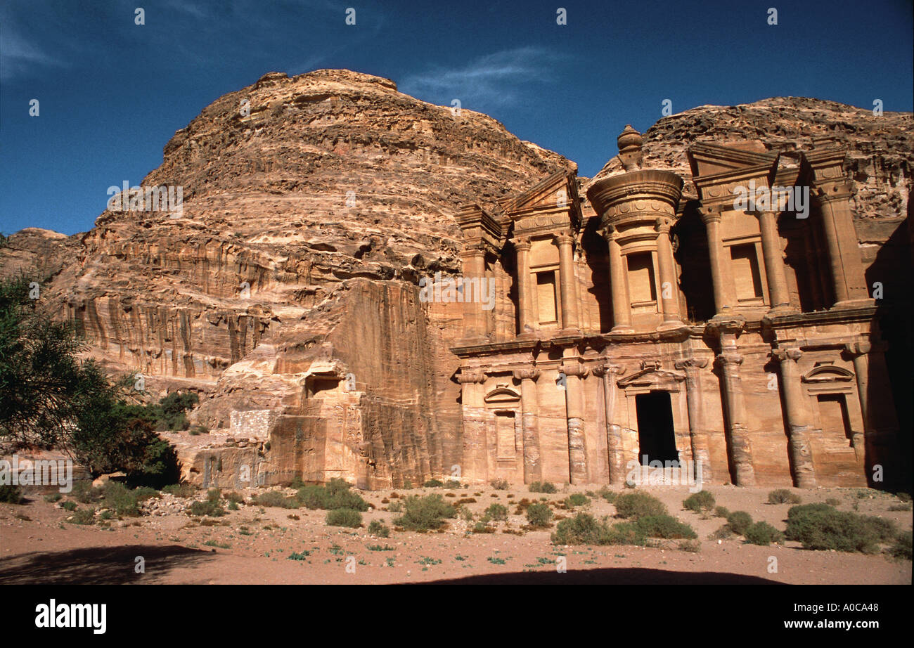 PETRA AL DEIR ad dair the monastery temple christian byzantine era rose ...