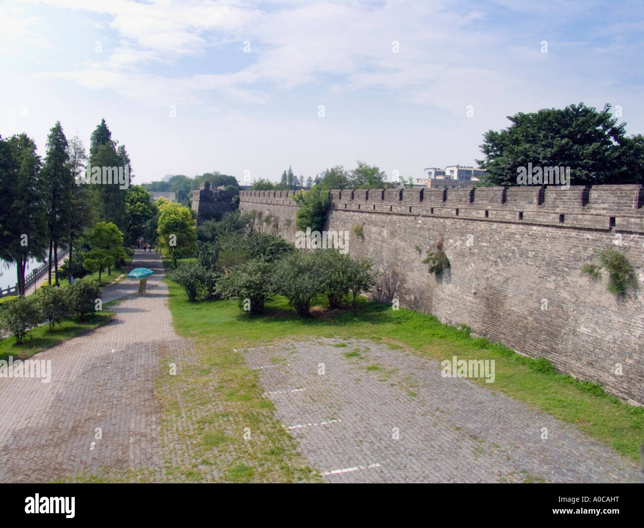 The City Wall of Jingzhou in Hubei province China Stock Photo - Alamy