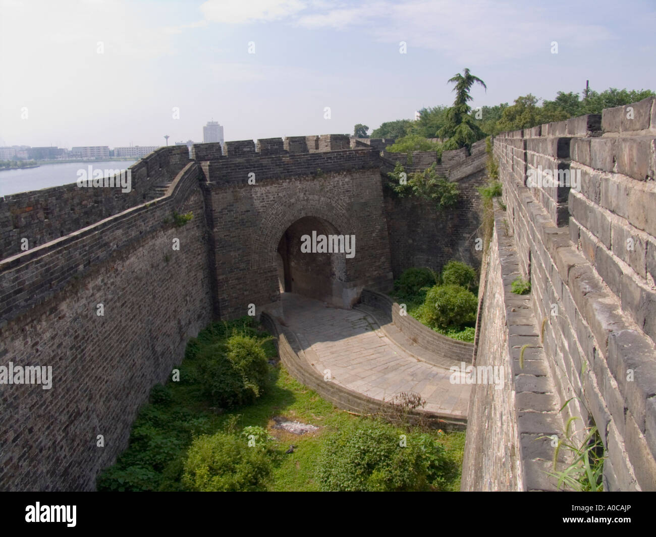 the city walls of Jingzhou hubei province China Stock Photo - Alamy