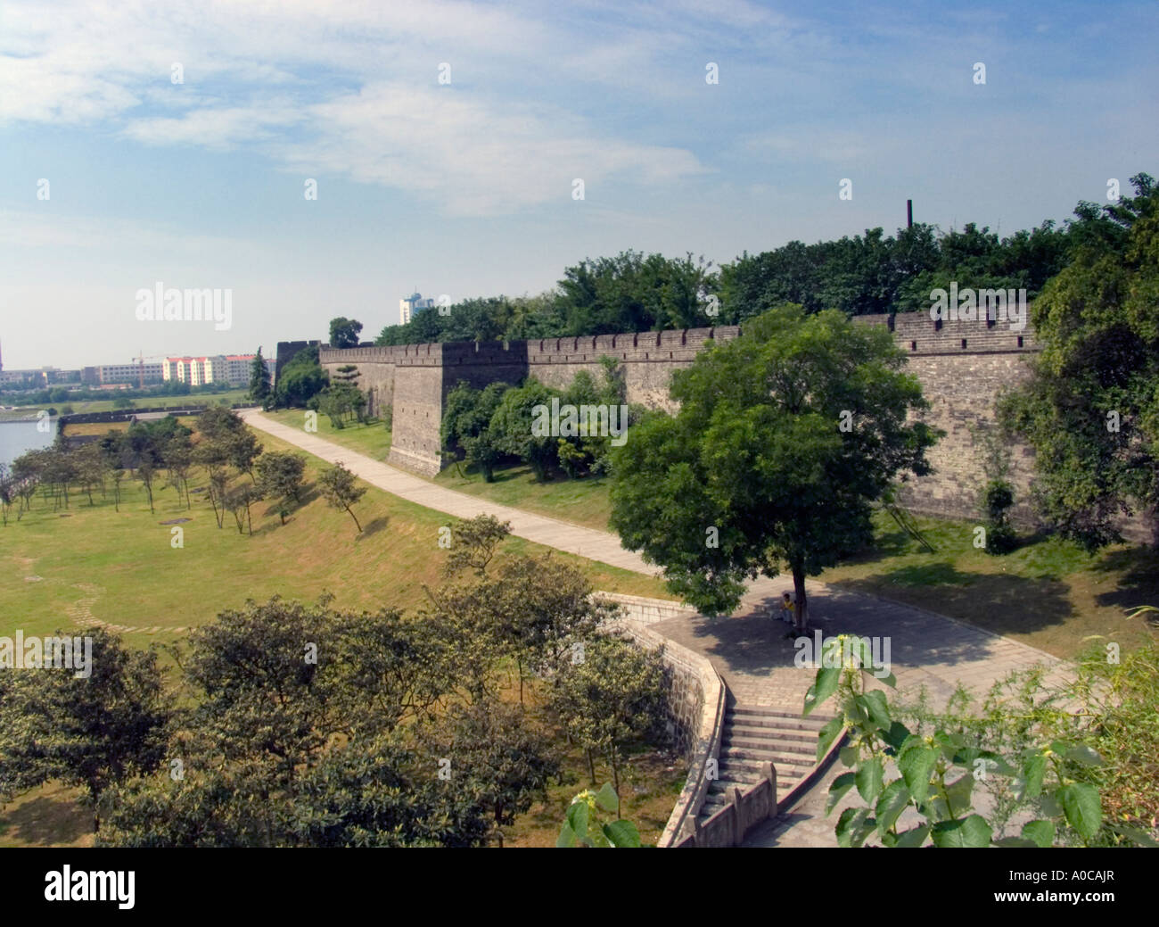the city walls of Jingzhou hubei province China Stock Photo - Alamy