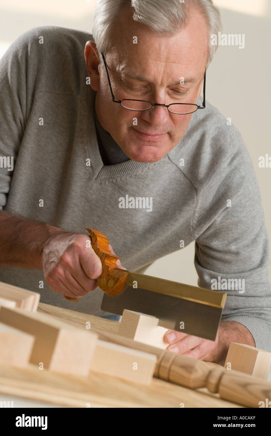 Woodworking hobby vertical hi-res stock photography and images - Alamy