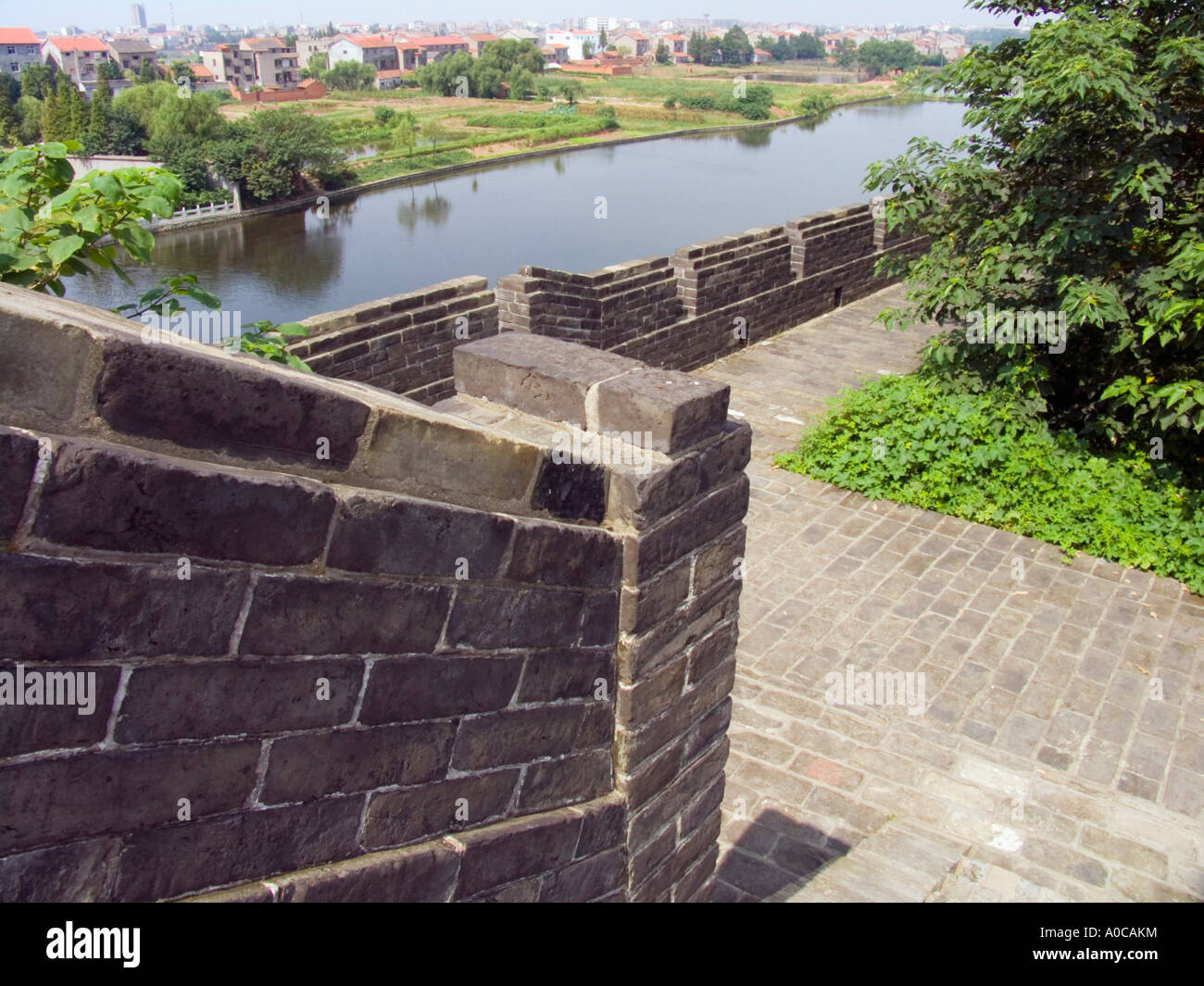 the city walls of Jingzhou hubei province China Stock Photo - Alamy