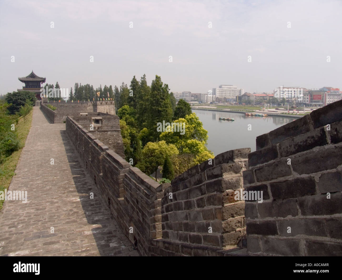 the city walls of Jingzhou hubei province China Stock Photo - Alamy