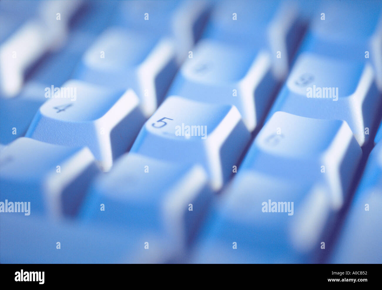 computer keyboard with with highlighted area Stock Photo - Alamy