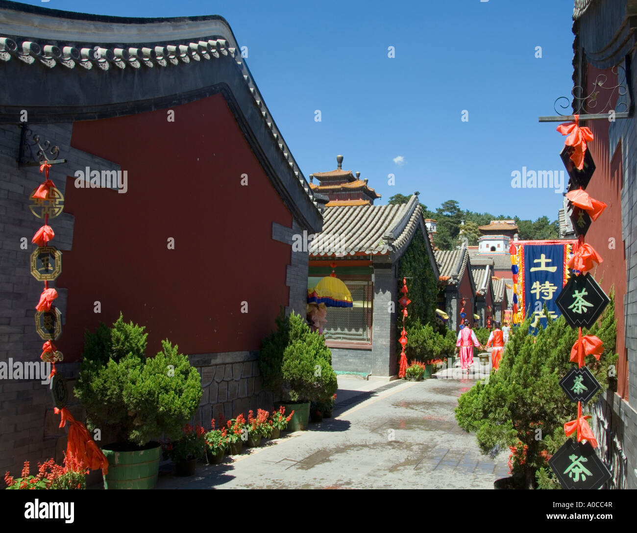 puning si (Temple of Universal Peace) with chinese traditional building ...